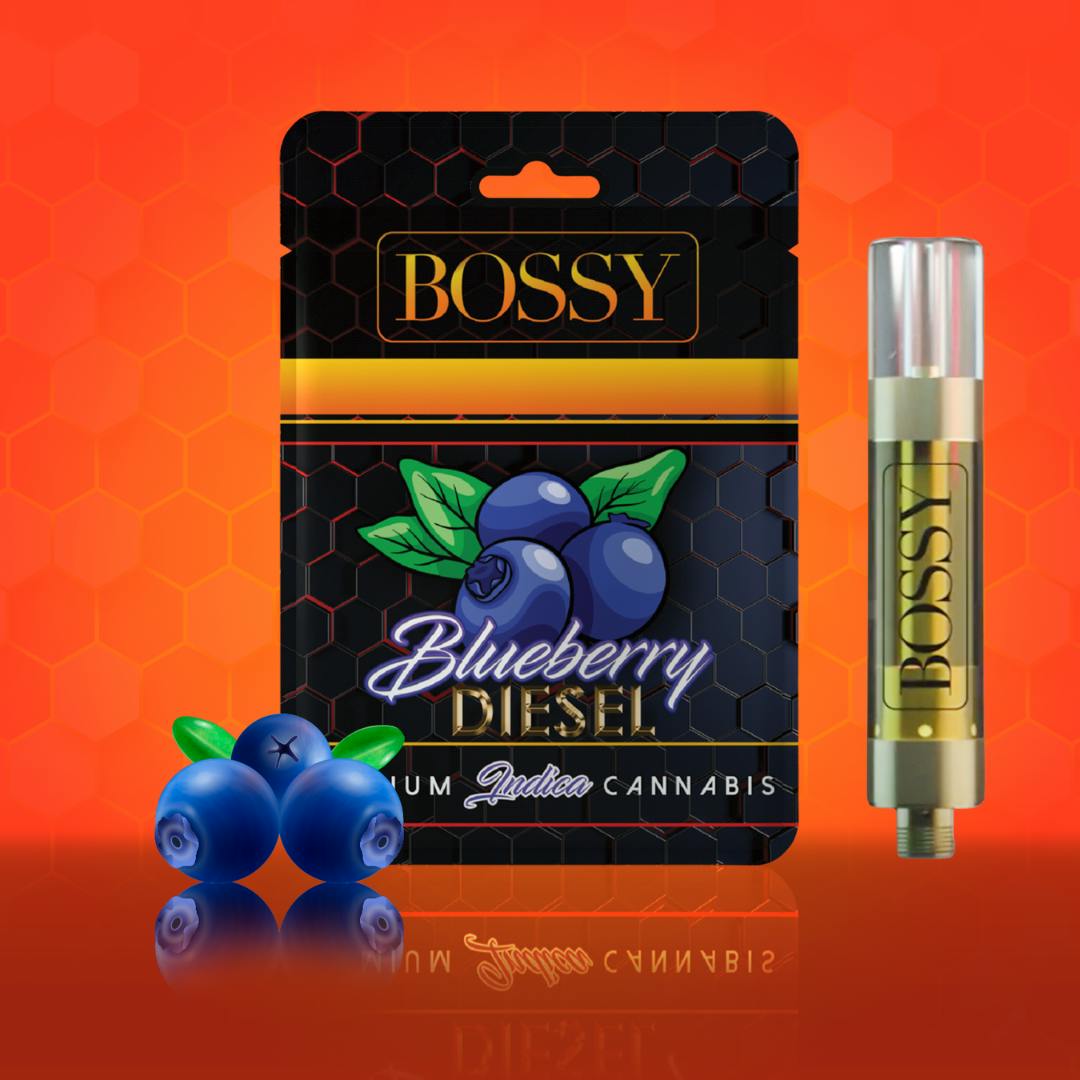 AU | Bossy | Blueberry Diesel Indica Cart | North Coast Provisions