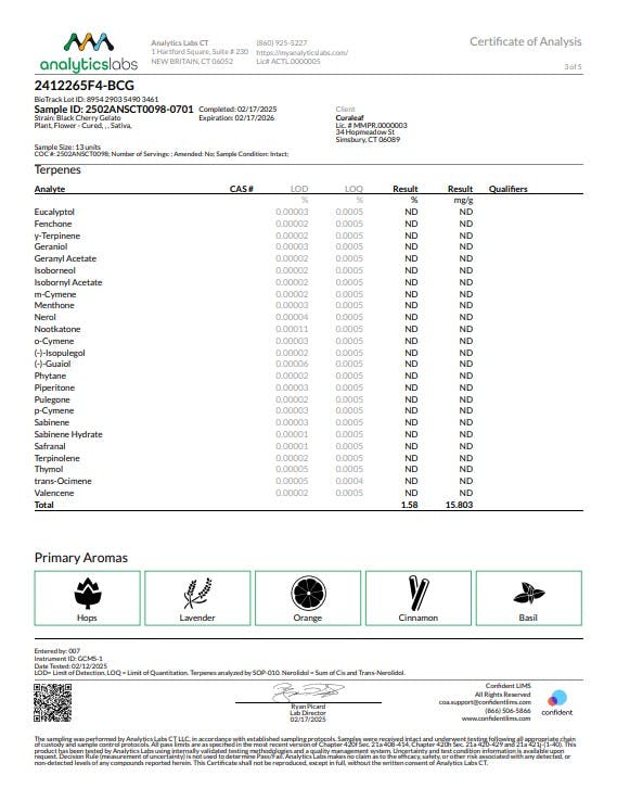 Curaleaf Whole Flower BCG (S) 00514 | Curaleaf