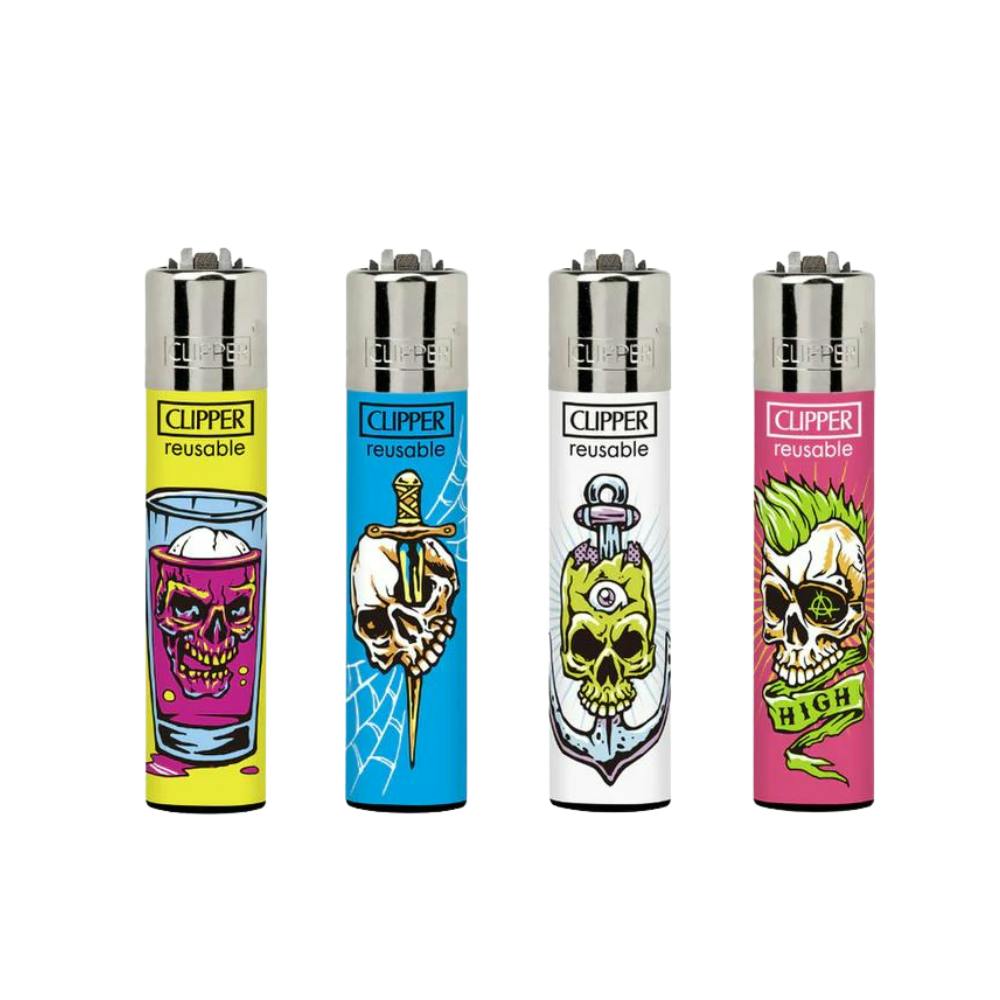Clipper Lighters - Classic Large - Bone Portrait | Sessions Cannabis