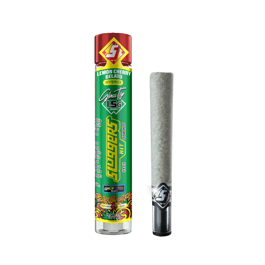 The Flowery NY | Lemon Cherry Gelato | 1.5g | Hash Diamond Glass Tip ...