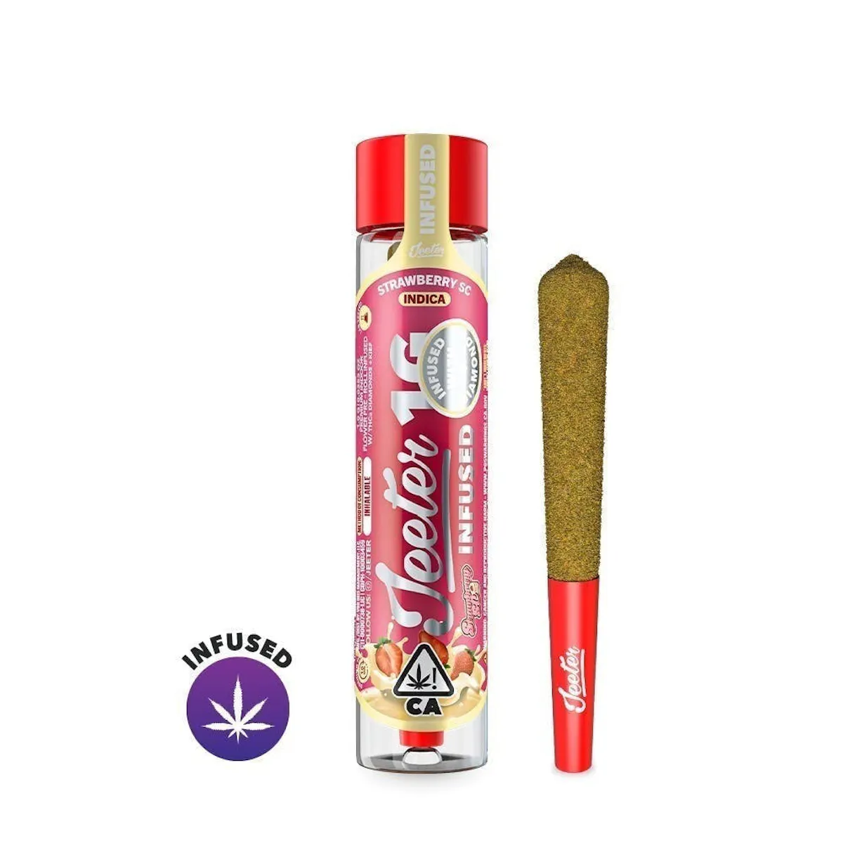 Jeeter Strawberry SC Infused Preroll 1g Pre-rolls | Jeeter