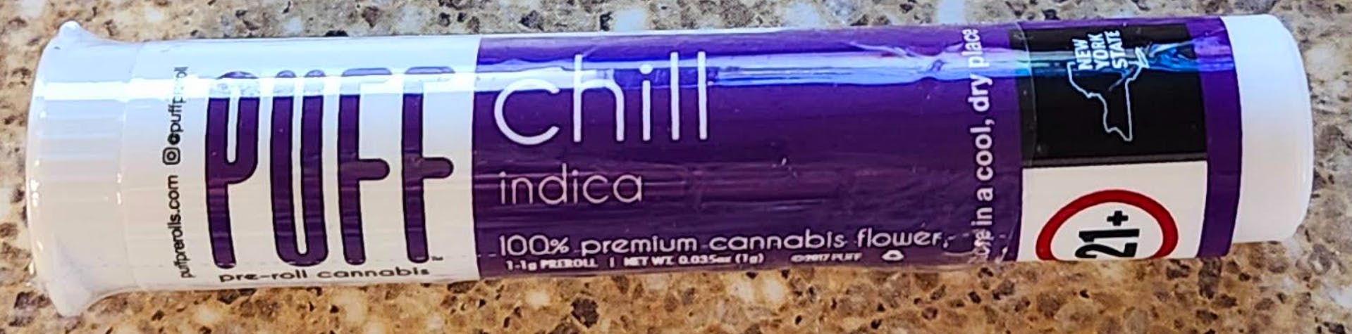 Chill Pre roll | Indica | Puff | Raven's Joint | A Cannabis Company ...