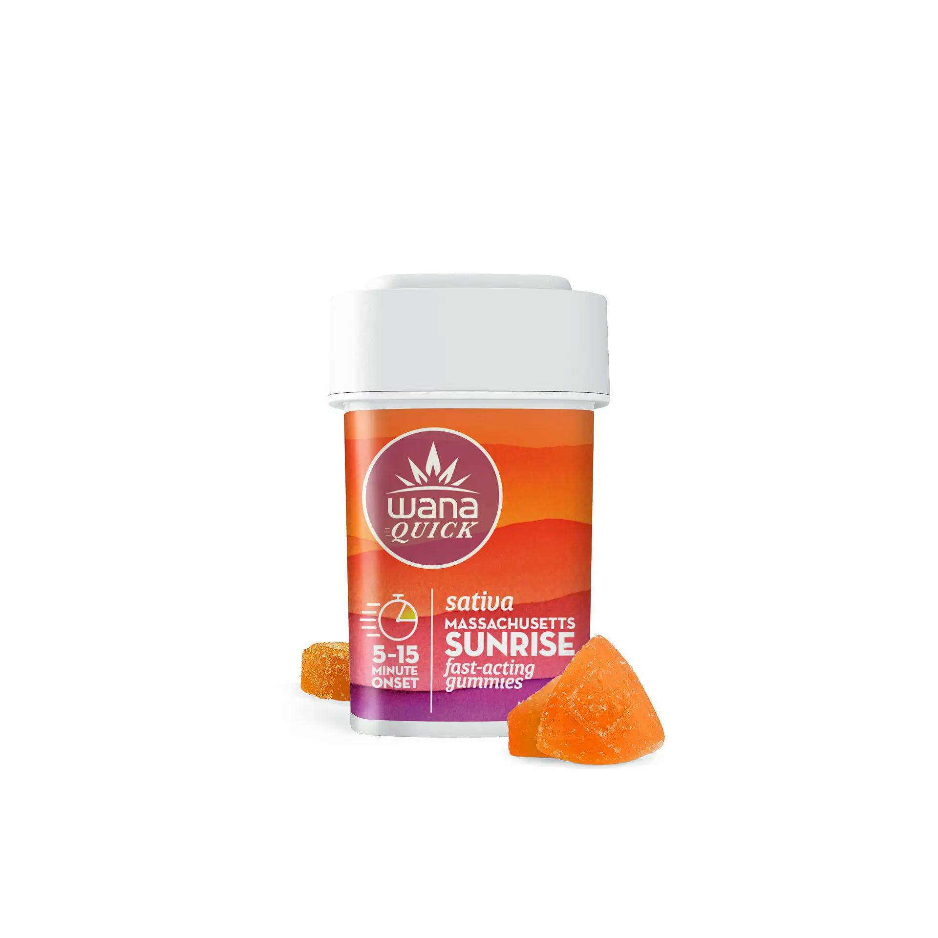 Quick Massachusetts Sunrise Sativa Gummies [20 pack] | 100mg 100.0g ...