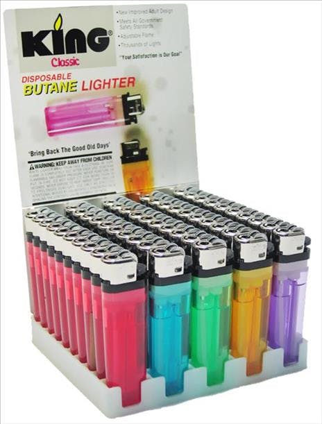 King Classic Disposable Butane Lighter - OG Cannabis