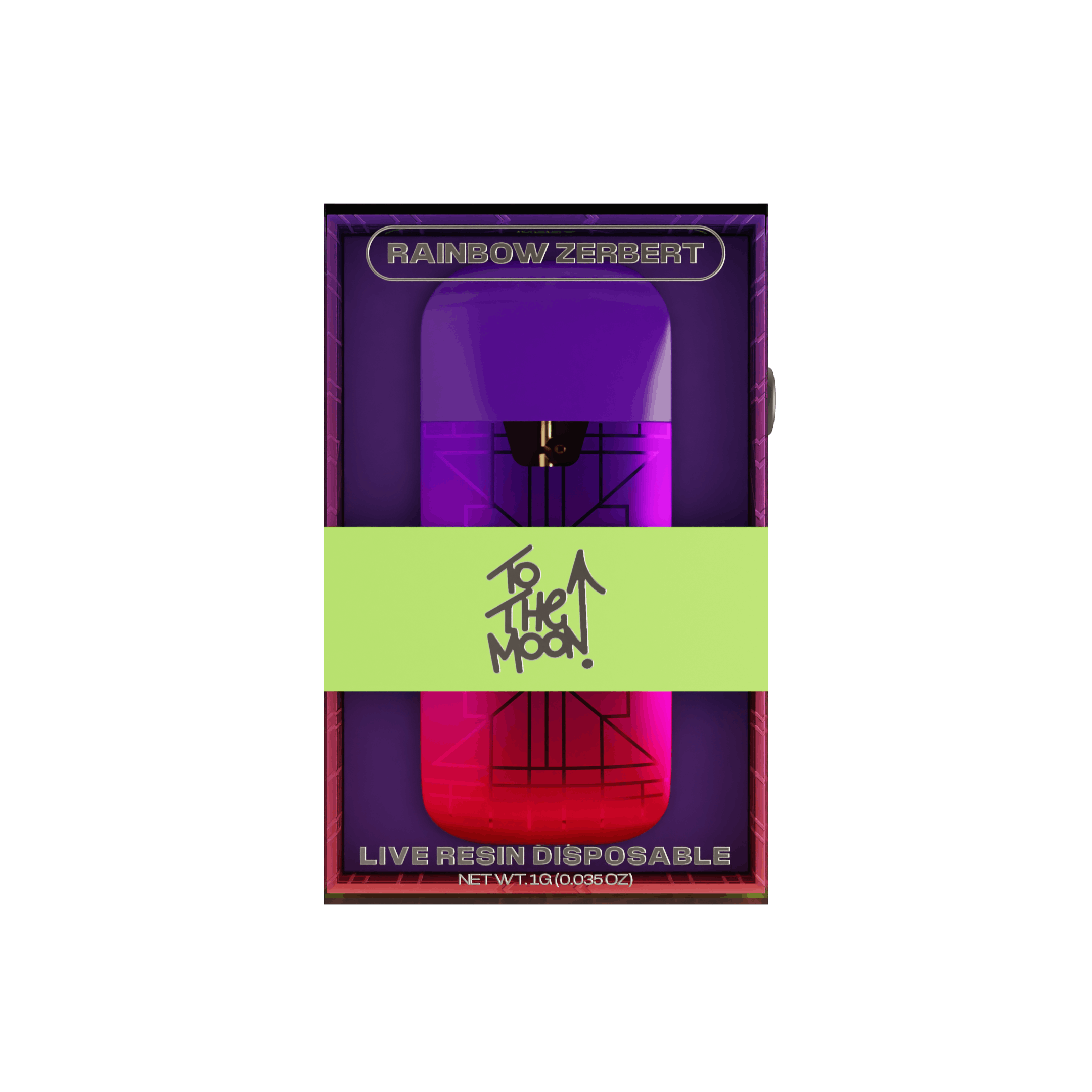 Rainbow Zerbert | Live Resin AIO Disposable | 1g by To the Moon | Buy ...