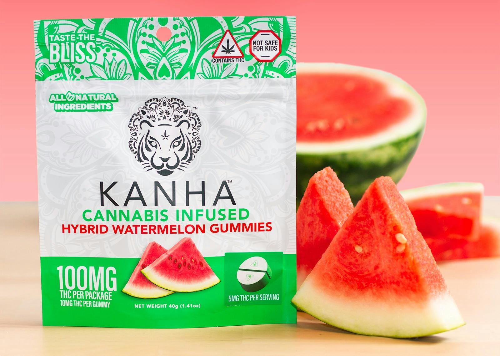 Kanha Gummies | Watermelon | 10pk for Sale - Redi Dispensary Newton Natick