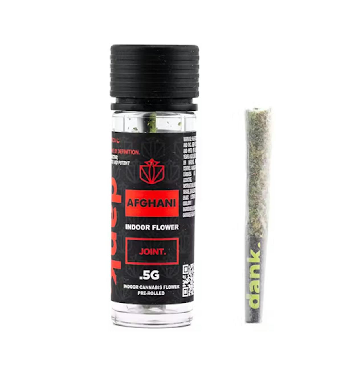 Dank | Afghani | Indoor Flower Pre-Roll 0.5g .5g Pre-rolls | Dank By ...