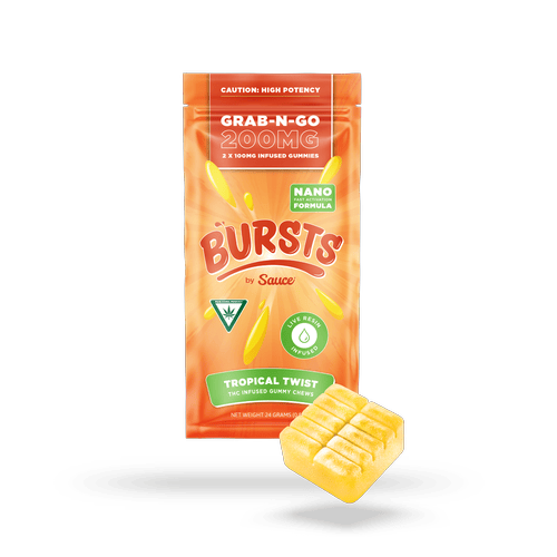 BURST | Edible | Gummies | Tropical Twist | 200mg