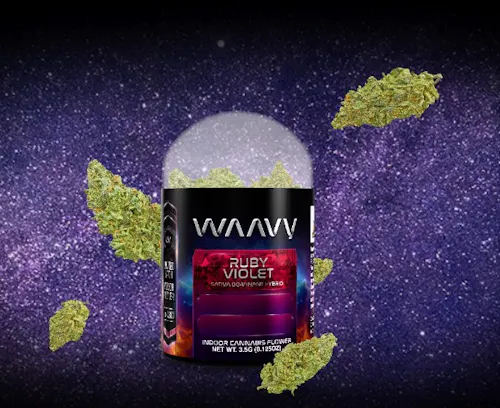 Waavy | Ruby Violet | Flower | 3.5g - QUBE NYC