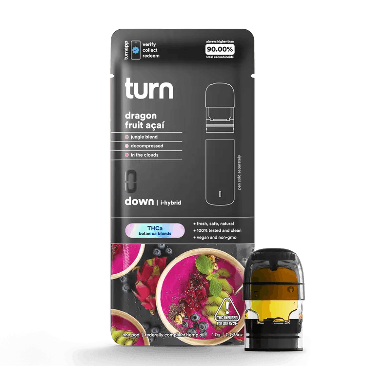 The Flowery NY | Down Dragon Fruit Acai Botanica Blends Pod