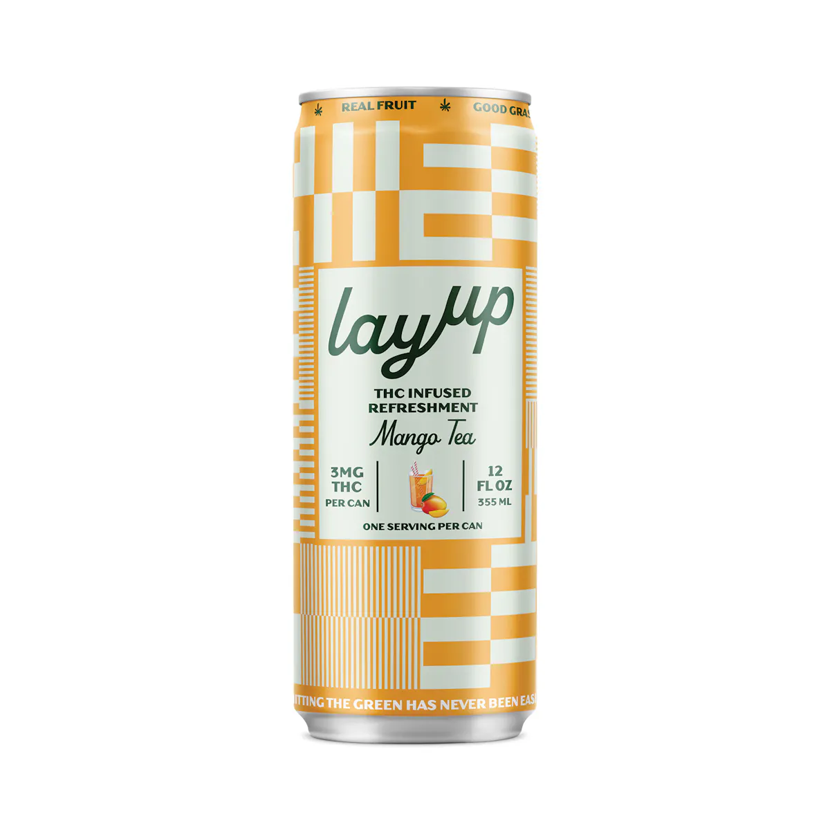 LayUp Mango Tea - Infused Beverage - 10mg THC - ZenZest - LayUp Mango ...