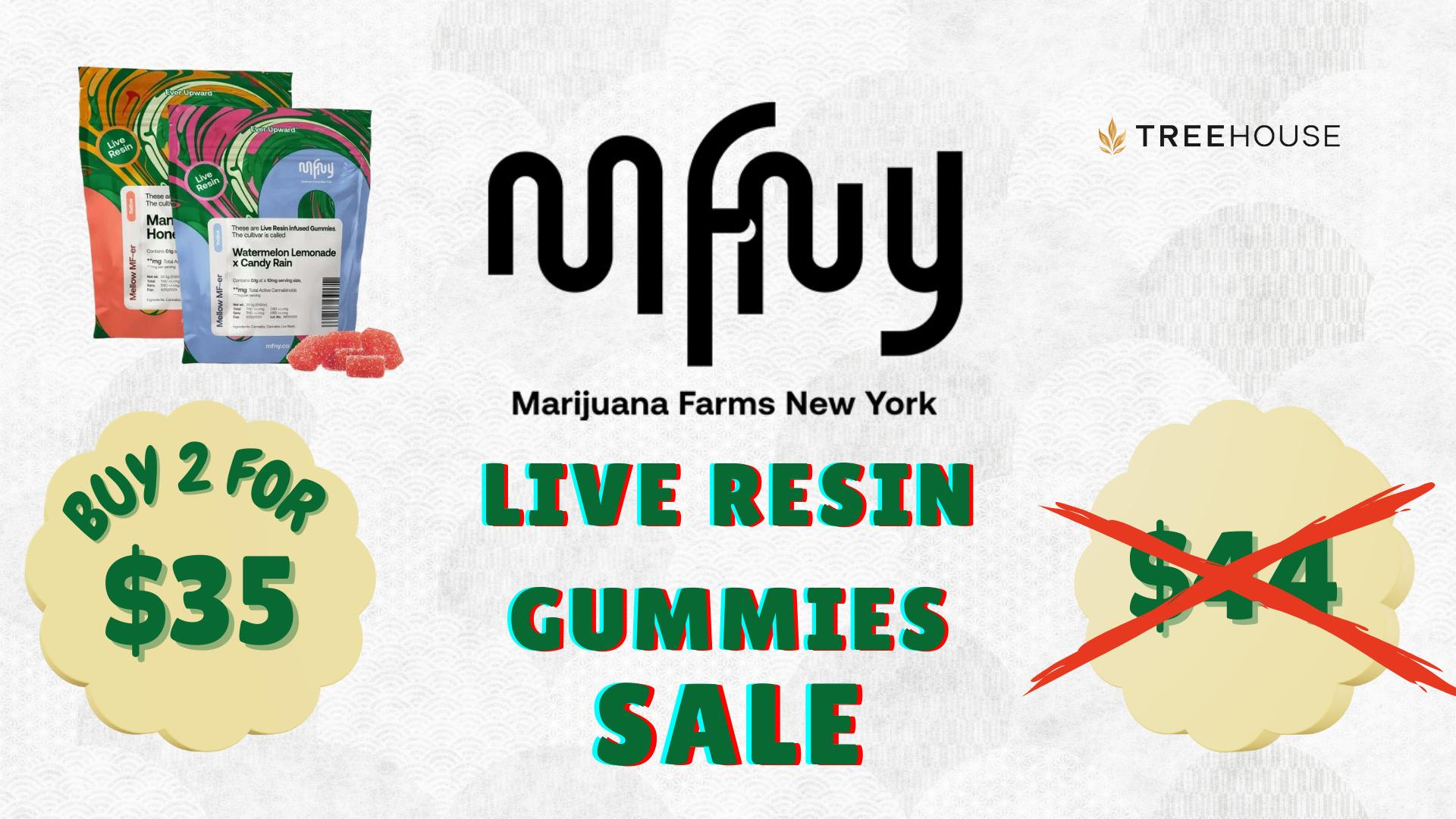MFNY Live Resin Gummies – 2 for $35 | Treehouse Cannabis Special ...