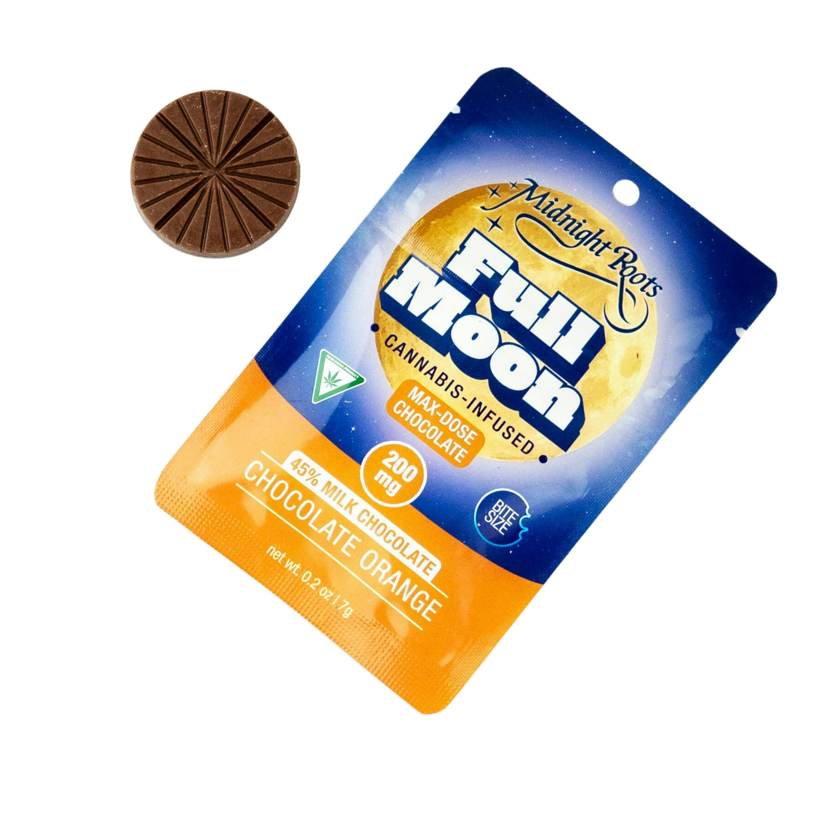 FULL MOON | Edible | Chocolate | Orange Chocolate | 200mg