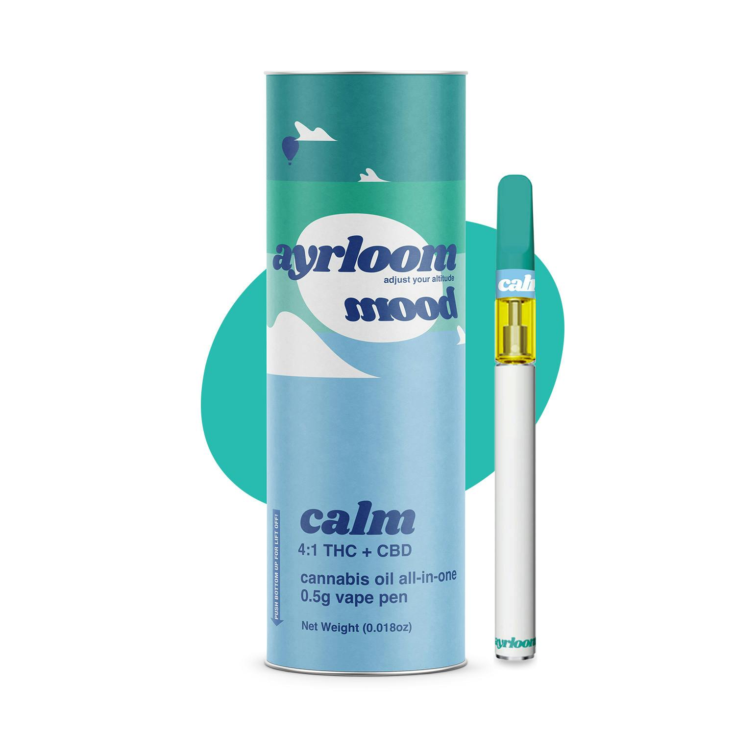 calm all-in-one vape | 0.5g - Leafology Cannabis Company - calm all-in ...