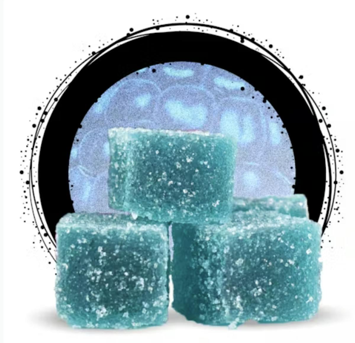 Ozone Blue Raspberry Gummies 10pk N/A Edibles | Ozone
